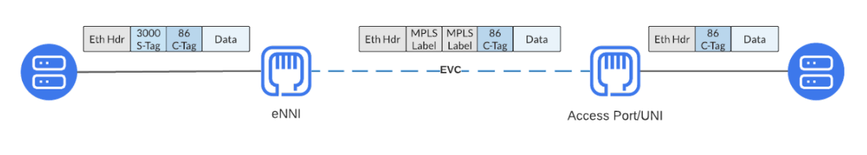 External Network Support for ENNI - PacketFabric